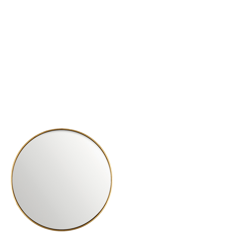 ANTIQUE GOLD MIRROR ROUND 40CM » LifeStyle - Home Collection