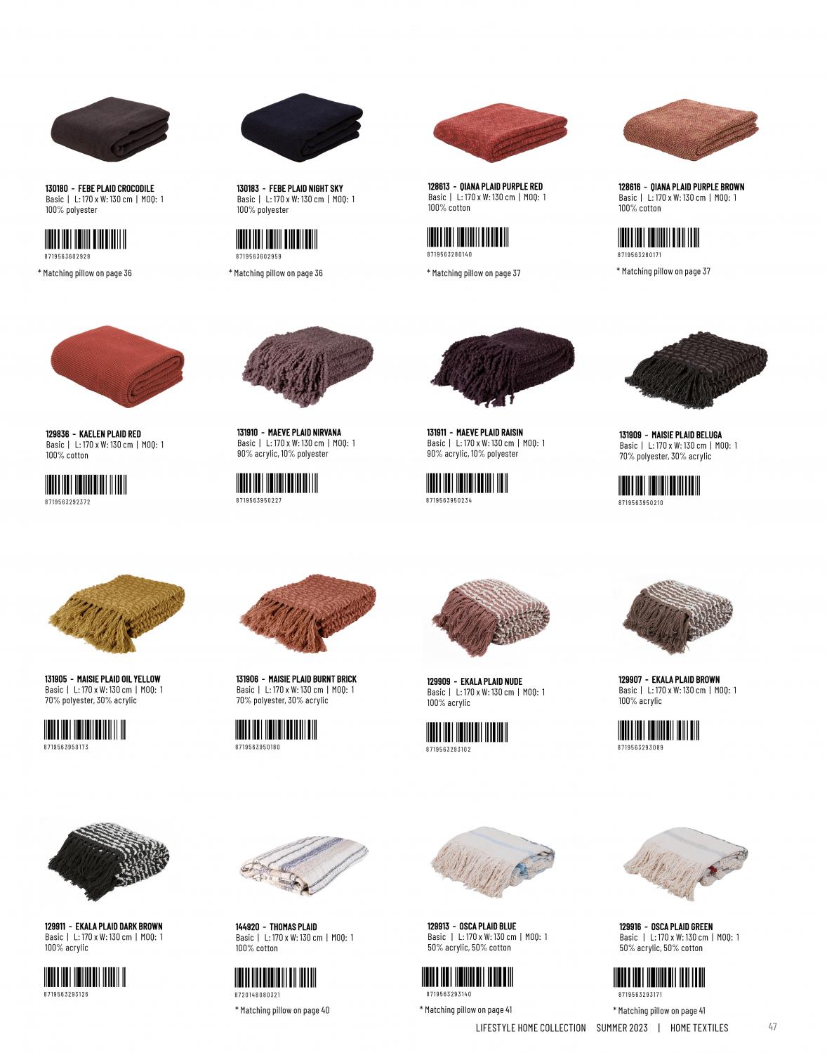 Home Textiles » LifeStyle - Home Collection